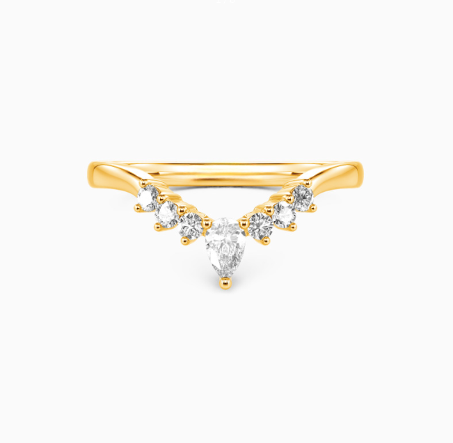 The Noel 14K Gold Band – Liya Gems